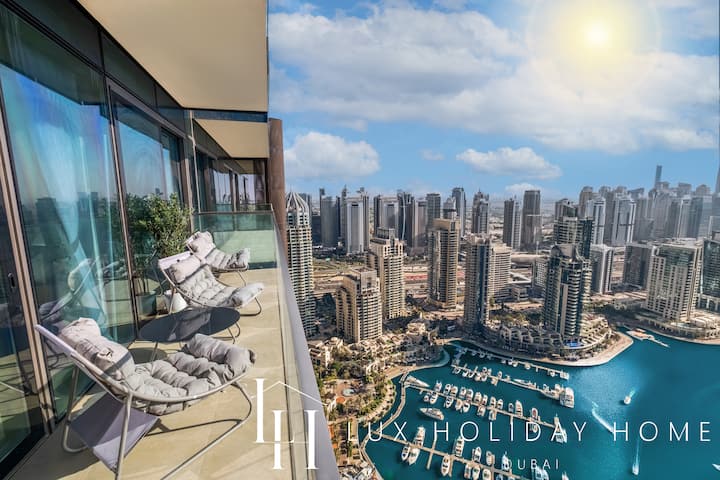 Lux | The Marina Gate Sea View Suite 2 - Dubai