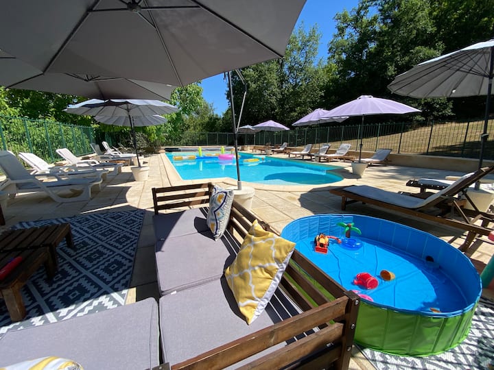 Les Rivières Gîtes :Lizonne+piscine Chauffée+pêche - Mareuil