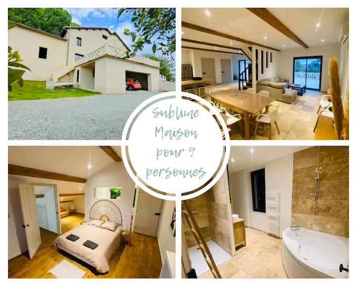 Magnifique Maison 9 Personnes à Valence - Bourg-lès-Valence