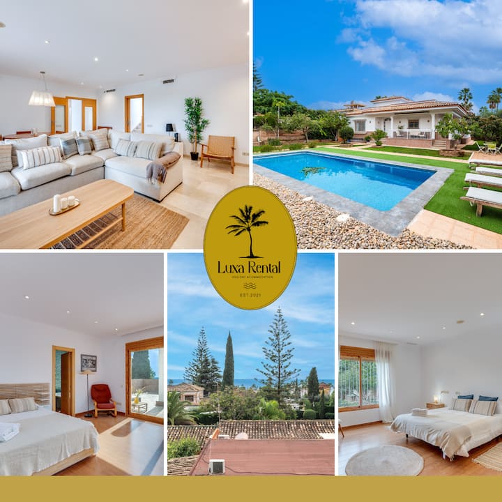 Lxr Villa Mirador Del Sur 5hab Vistas Al Mar - Marbella