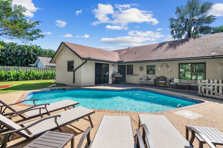 8 Min To Atlantic Ave & Beach W/ Heated Salt Pool! - Boca Raton, FL