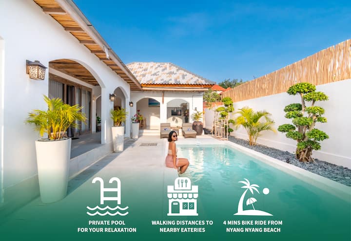 Holiday Retreat: Secluded Boho Pool Villa - Uluwatu