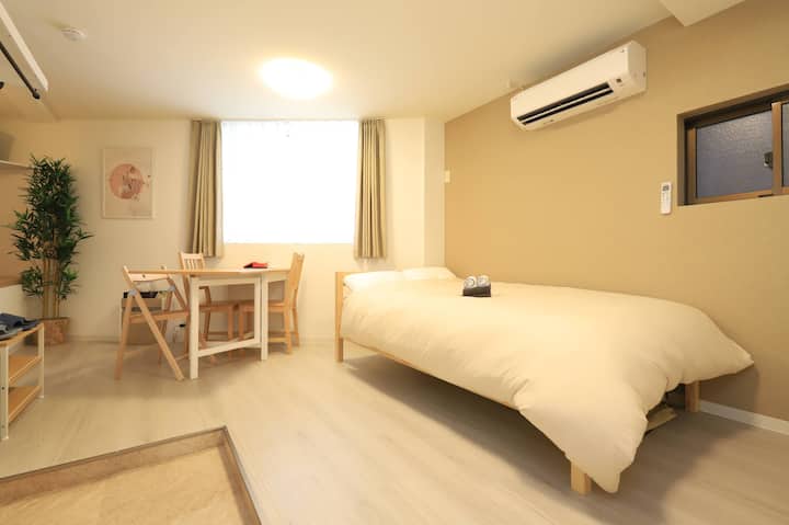 【マンスリー専用】新宿駅から電車で5分/駅から徒歩5分/ホスト滞在で安心/落ち着く1r - Tokyo