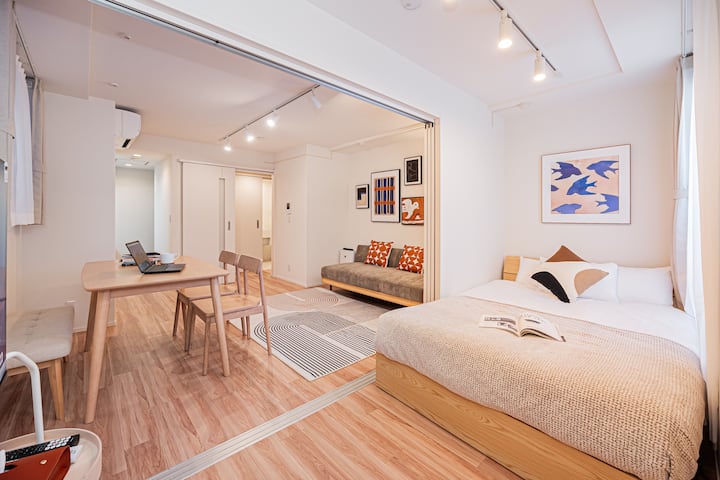 Comfy 1bd Apt W/tv, Sofa In Kikukawa-shinjuku Line - Akihabara