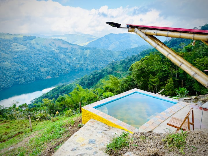 Cabin Jacuzzi Grill Views @Embalse Amani Norcasia - Norcasia