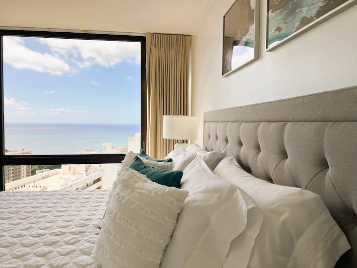 New Listing! Ocean & Diamondhead View/free Parking - Maunalua Bay Beach, HI