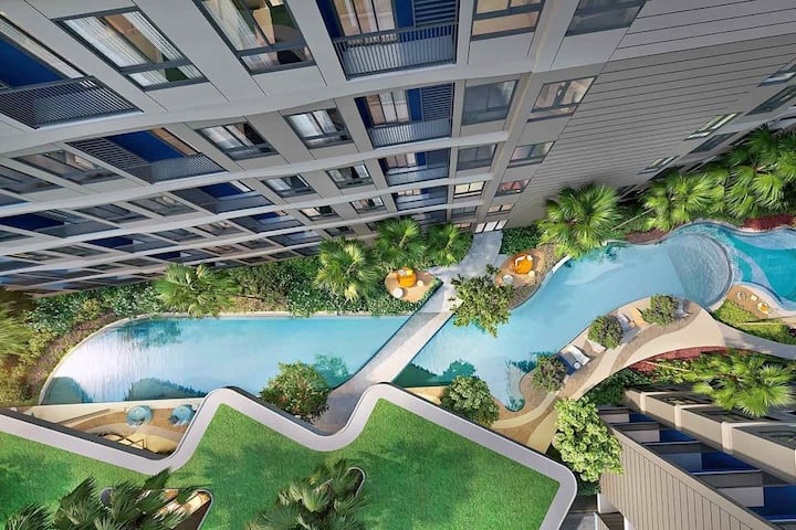 Modern 1br Retreat- Pool, Gym & Free Parking, Wifi - Phuket