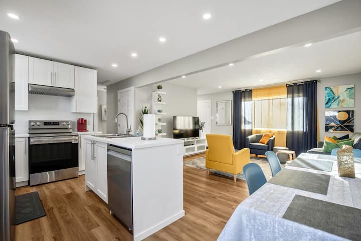 King Bed, A/c, Bbq, 10-min Dt/stampede/zoo - Calgary