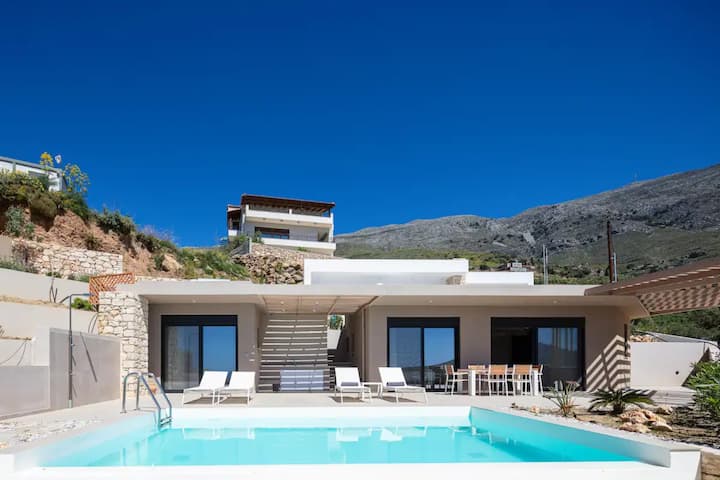 Villa Xara With Private Pool And View - Plakias