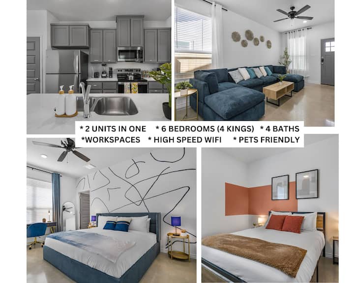 2 Units Central Location Nr Powerplant & Downtown - Temple, TX