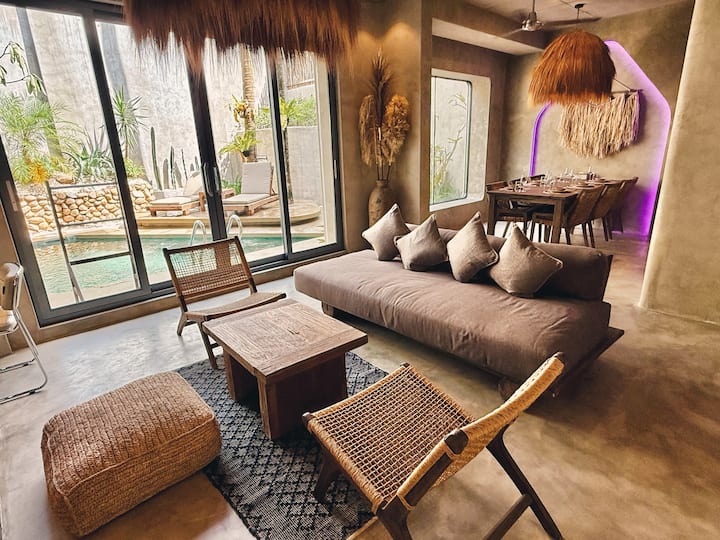 Chic Designer Home W/ Pool In Eco Village - El Nido