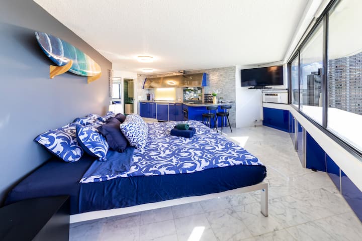 #Private Studio@waikiki! Near Hilton Lagoon/beach! - Honolulu