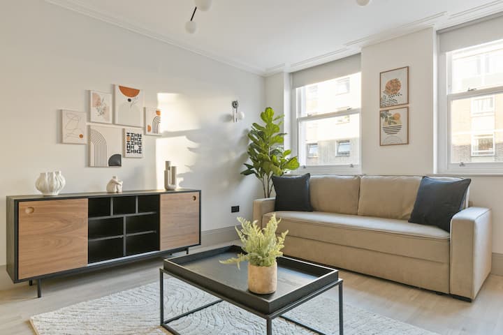Modern Flat For 4 Ppl / 1min To Russel Square Tube - Bloomsbury