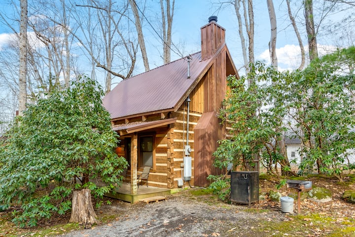 Cozy Cabin W/creekside Hot Tub - Cosby, TN