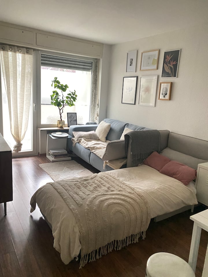Cosy Room With Single Sofa-bed & Kitchenette - Düsseldorf