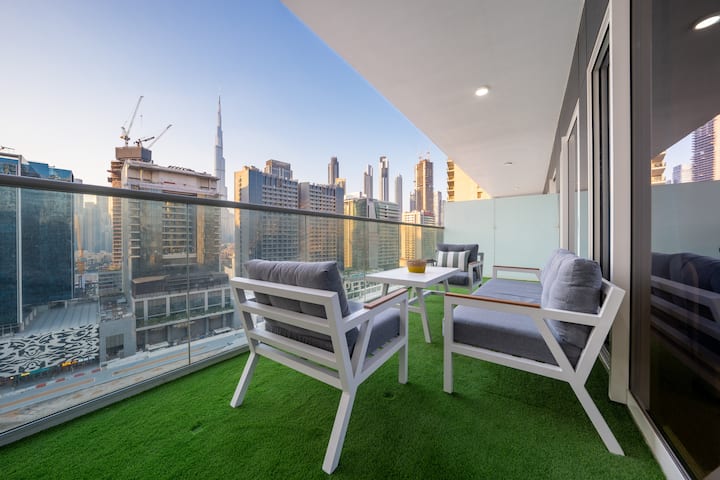 Very Nice 2bdr With Full Burj Khalifa View - Dubái