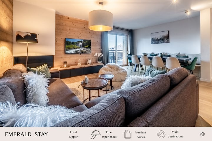 Maira- Ski In Ski Out Apartment In Les Carroz - Flaine