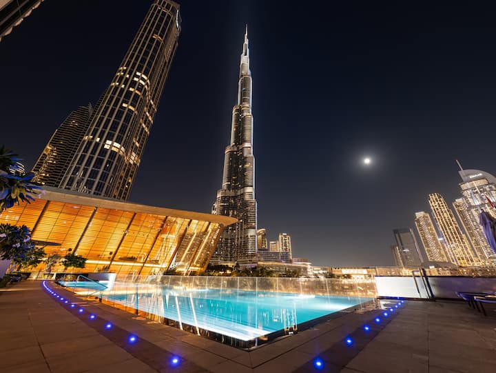 Lux 1br & 4-mins Walk To Dubai Mall & Burj Khalifa - Dubái