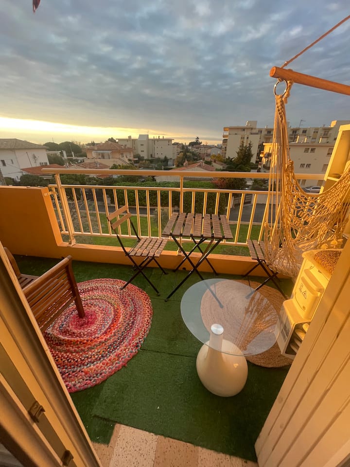 Sunshine ÉLégant T2 5mn Plage Airport Nice Cap - Saint-Laurent-du-Var