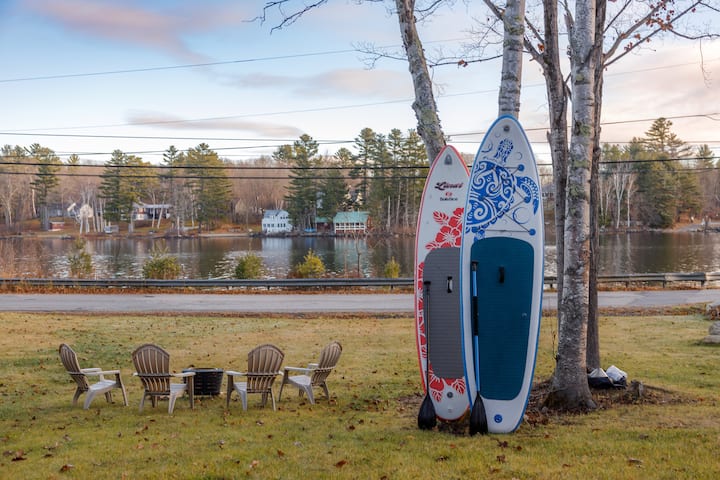 *Modern Lakefront Oasis* Hot Tub•walk To Town•umf - Maine