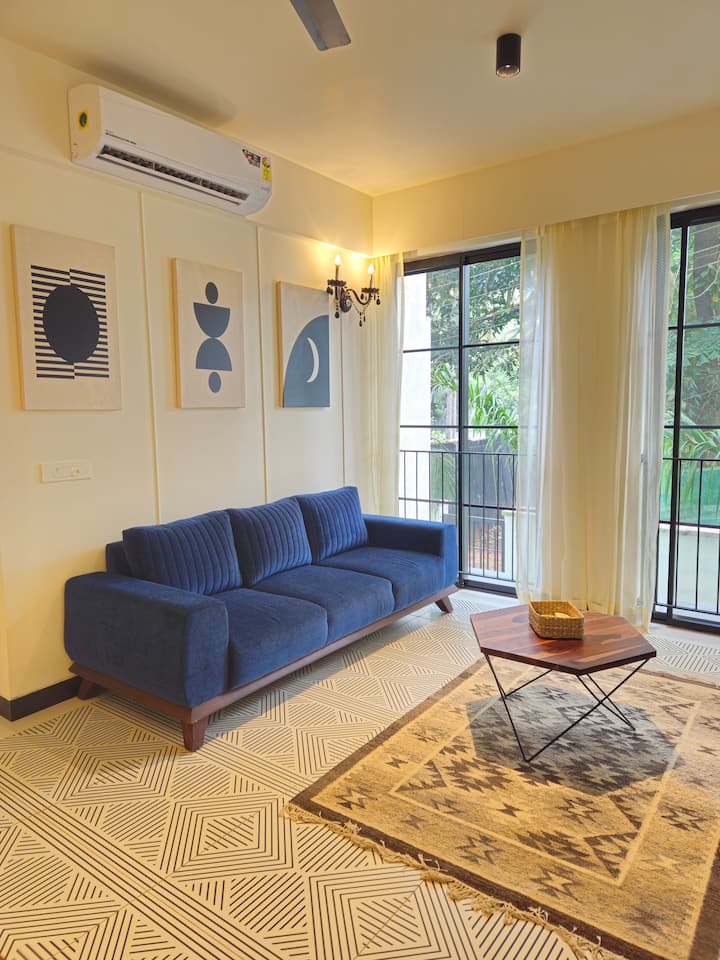 Rio Royale 1bhk - Coastal Blue Near Beach - Goa