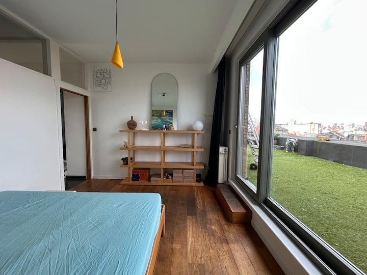 Chambre Lumineuse Dans Penthouse, Centre Ville. - Anvers