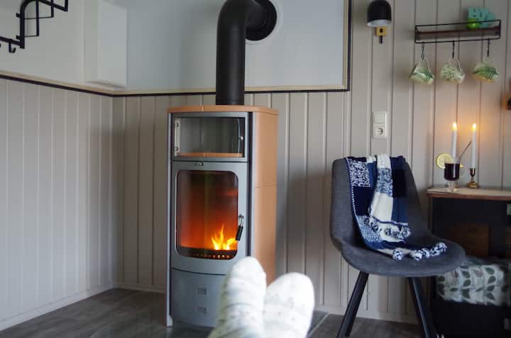 Tinylausitz House Mit Sauna, Kamin Und Garten - Tyskland