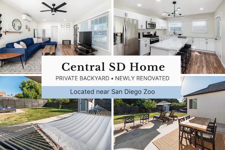 Central Sd Home-close To Downtown-private Backyard - San Diego, CA