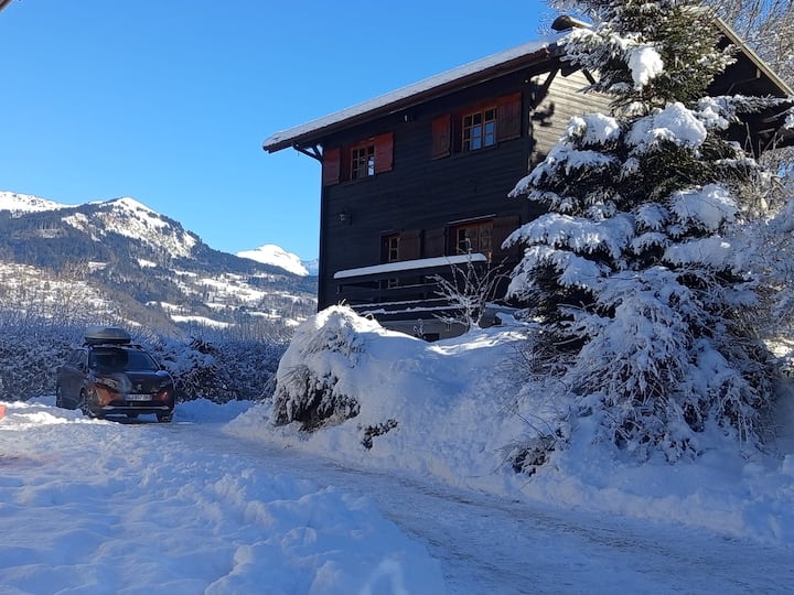 Chalet Avec Jardin, 104m2, 8 Personnes - Morillon