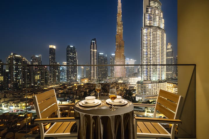 Nye Fireworks, Burj & Fountain View|opp Dubai Mall - Dubai