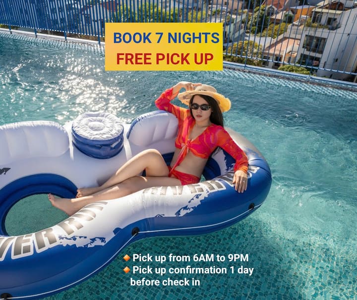 Apartment 1br - Free Pick Up 7n - Pool - Balcony - Da Nang