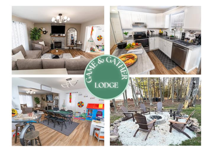 Cozy Game Lodge | 8 Bed 2.5 Bath - Pennsylvania