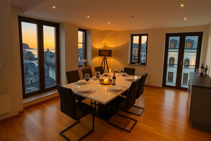 Nordic City Loft - In The Heart Of ÅLesund (3bdr) - Alesund