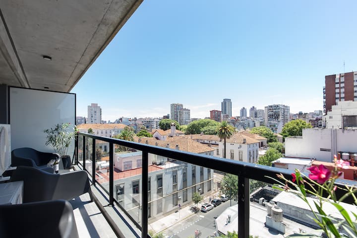 Skyline• 2 Balconies• 1gig Wifi• King Bed• Palermo - Buenos Aires