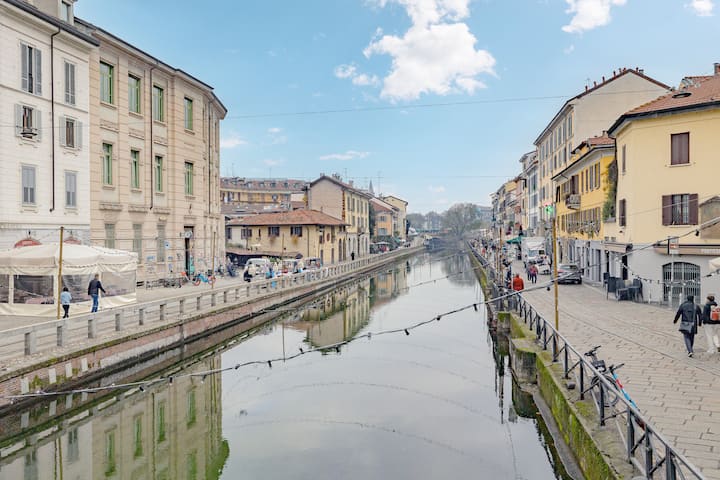 Luxury Naviglio House - 10 Min Cathedral - Milán