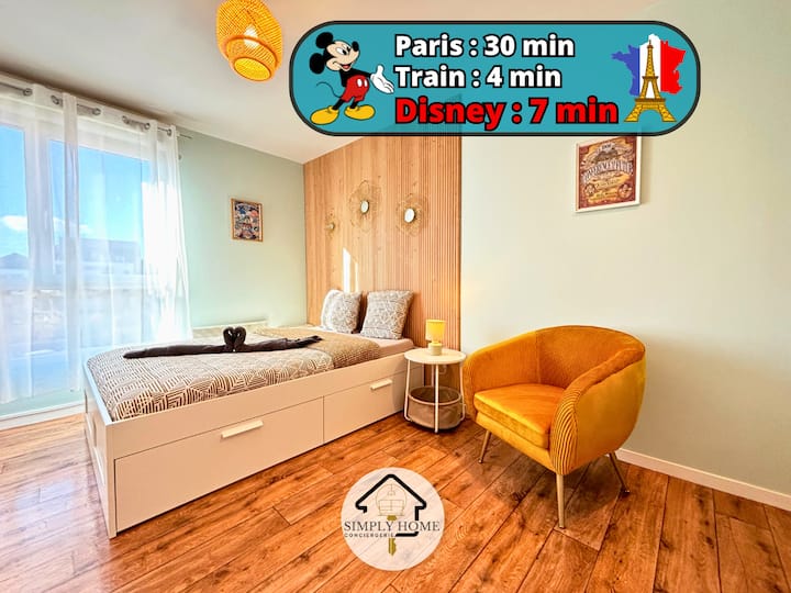 L’alpha– Disney 7min / Gare 4min / Paris 30min - Disneyland París
