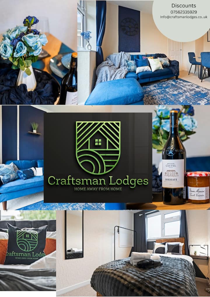 Long-term 4bdr Home | 6 Beds | Parking | Huntspill - Burnham-on-Sea