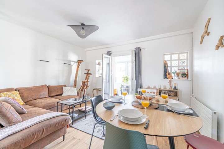 Bellissima - Maison (Cour Priv) - Park Gratuit Rue - Le Havre