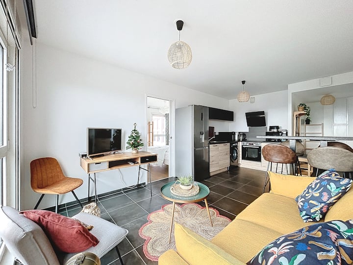 Log. Moderne, Parking Privé à 10 Min à Pied Centre - Strasbourg