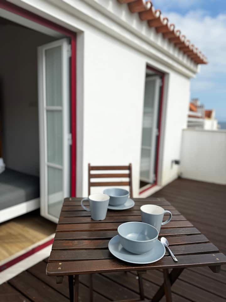 Apartamento T2 Praia Sesimbra Vista Mar (Férias) - Sesimbra