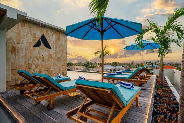 Luxury 2br Apartment Rooftop Pool Close To Beach - Seminyak