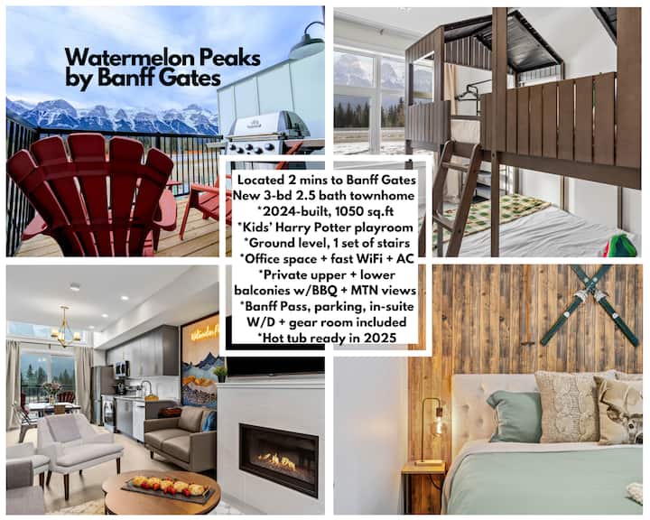 New 3br Gem By Banff | Epic Mtn Views | Sleeps 10 - Canmore