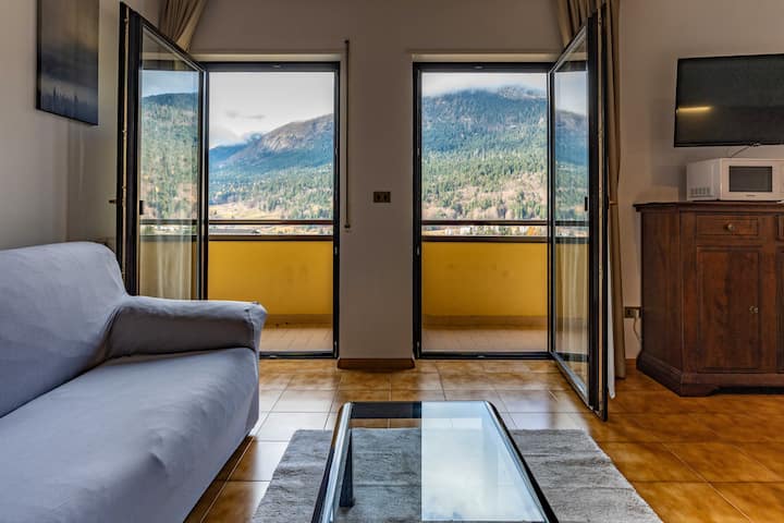 Saltafòss, Trilo Con Posto Auto E Vista Dolomiti - Molveno