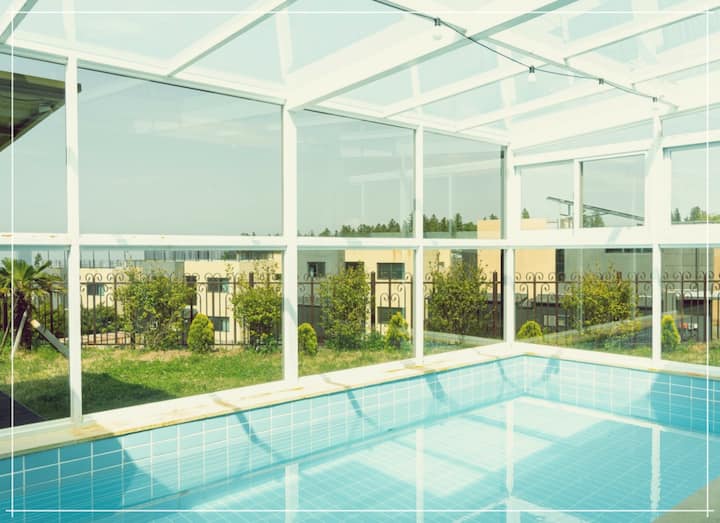 [Open Sale •126]제주시중심가•대형수영장•프라이빗•단독•온수풀•바베큐 - Jeju