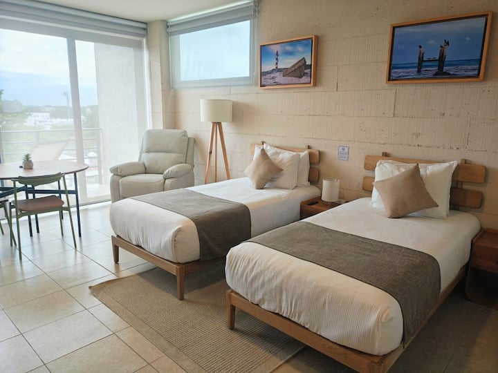 Downtown Apartment Two Twin Beds - Cancún