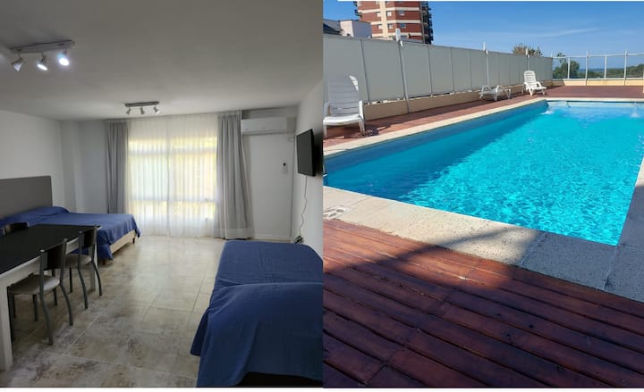 Pinamar Depto 1amb Con Pileta A 150m Del Mar - Pinamar