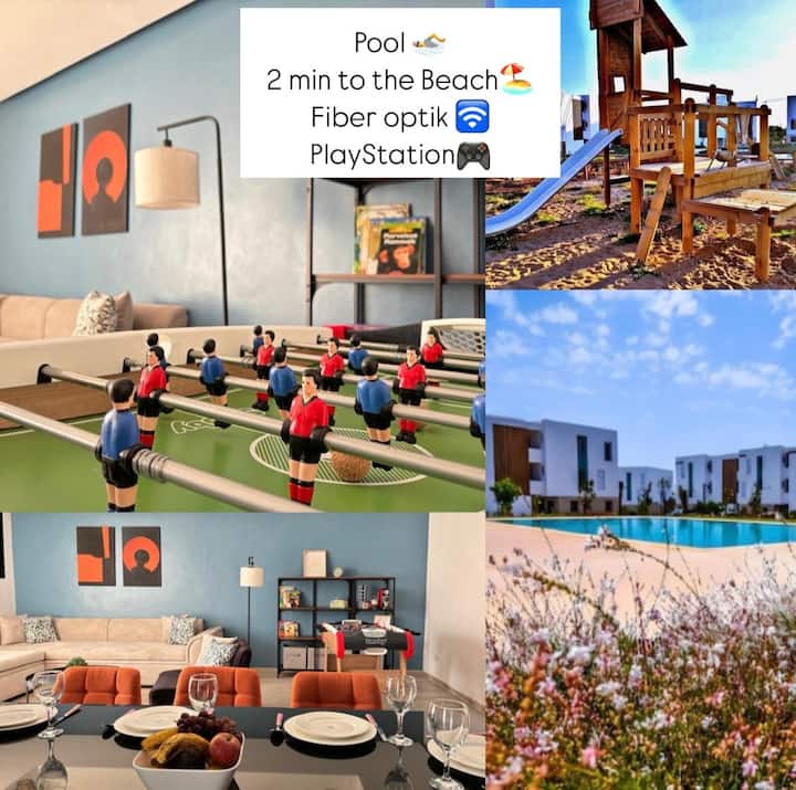 Pool,3 Min Walk To Beach, Taghazout - Taghazout