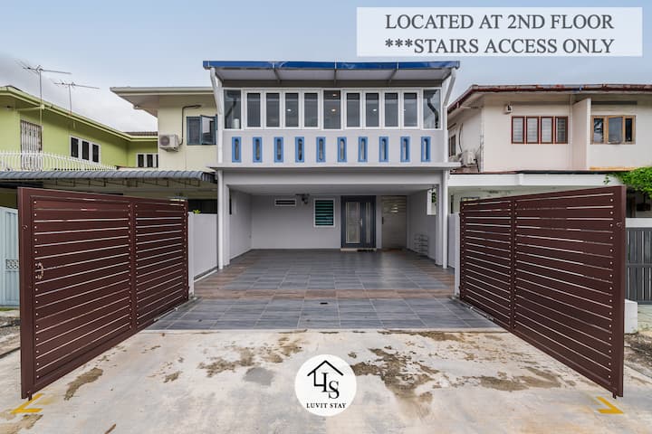 Ipoh Caip Townhouse Upperunit 4r3b Ipohtambun10pax - Ipoh