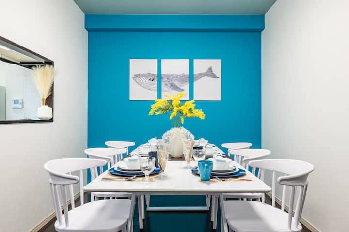 Near Dotonbori! 90 ㎡ 2br, 3 Min To Station, 12 Ppl - Japan