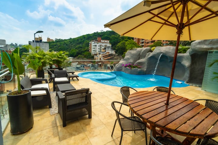 Suite Moderna 2 Habitaciones Con Piscina - Cali